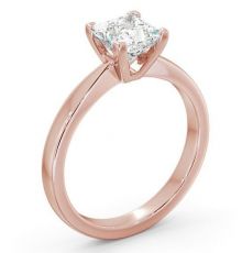 Princess Diamond Elegant Style Engagement Ring 9K Rose Gold Solitaire ...