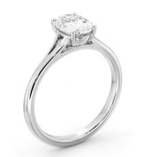 Josephina Oval Diamond Floating Head Design Engagement Ring Solitaire