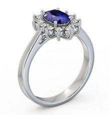 Jemima Cluster Gemstone And Diamond 1.42ct Ring